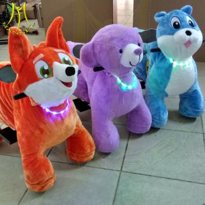 China Hansel china cheap kids entertainment machines game machine token operated plush animal scooter for sale for sale
