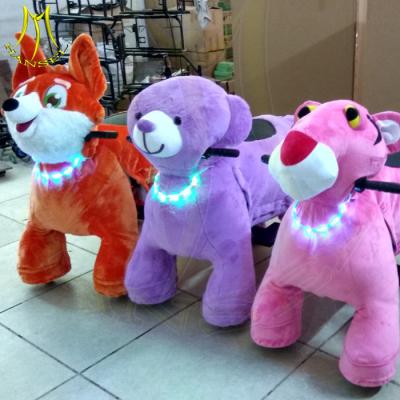 China Hansel children amusement park equipment stuffed animal unicorn scooter for outdoor playground for sale