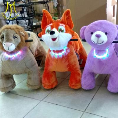 China Hansel portable amusement ride plush toys stuffed animals on wheels for sale for sale