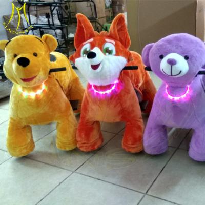 China Hansel  kids amusement rides indoor animal plush rides unicorn for kids for sale