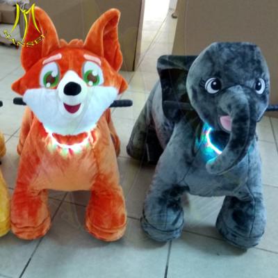 China Hansel amusement park games battery operated kids ride on animal for sale