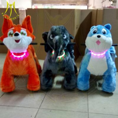 China Hansel low price shopping centers kids ride on unicorn toy in Guangzhou for sale