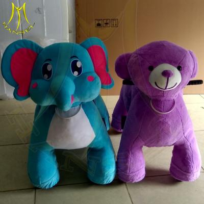 China Hansel amusement  Happy Ride on Toys plush motorized animals in guangzhou for sale