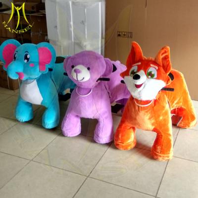 China Hansel fair attraction rechargeable walking ride on motorized animals for kids rent for sale