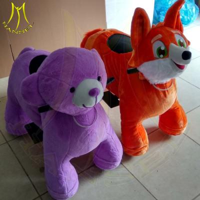 China Hansel beat sale coin operated ride on motorized animals for kids and adults for sale