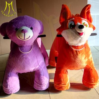 China Hansel cheap guangzhou electric non coin operated  zoo animal horse toy for shopping mall for sale