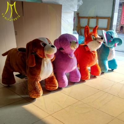 China Hansel  top profitable amusement park coin operated car kids ride on animal for sale
