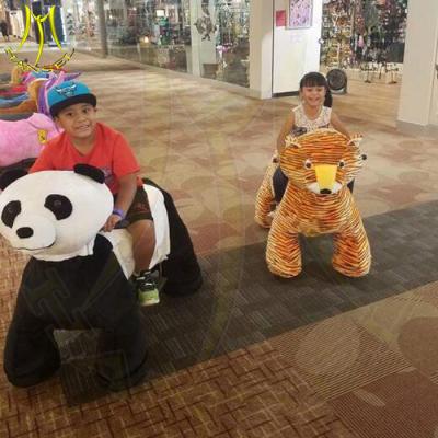 China Hansel amusement mall animal riders electric ride on large fun rides for kids for sale