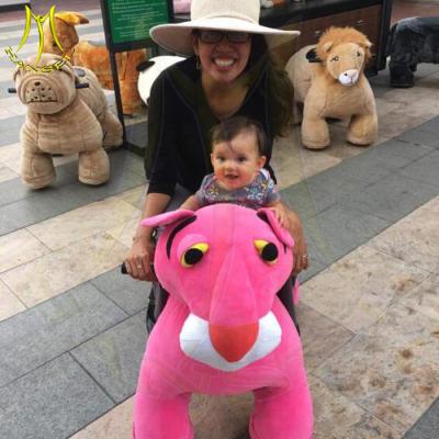 China Hansel cheap party rental equipment  coin operated motorized animals for shopping mall for sale