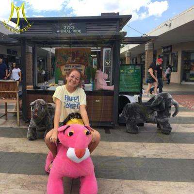 China Hansel funfair rides plush battery operated scooters ride on horses for sale for sale