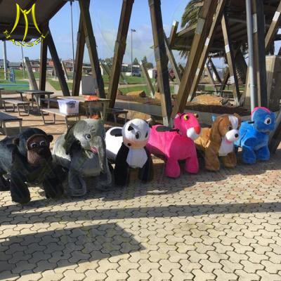 China Hansel Fun 2018 game machines kids ride on plush animal scooter  in China wholesale for sale