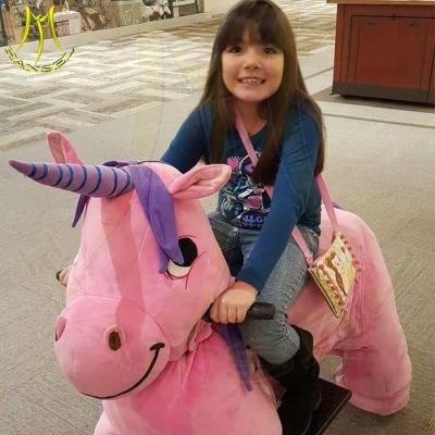 China Hansel amusement animal electronic plush animal rides for sale carnival games for mall for sale