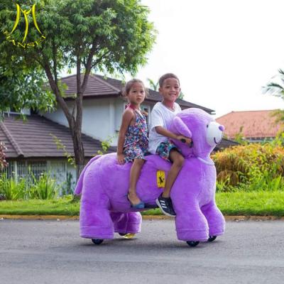 China Hansel outdoor playground walking electric animal scooter toy ride for game center for sale