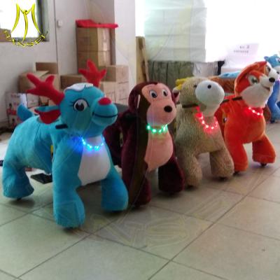 China Hansel electronic kids animal mountable riding dinosaur toys for shopping mall for sale