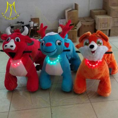 China Hansel electric battery powered ride toy animal walking toy horses for kids for sale