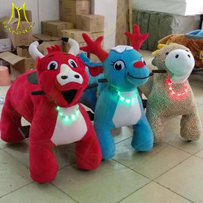 China Hansel kids amusement park rides electric riding horse machine used kiddie rides for sale