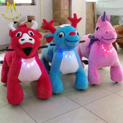 China Hansel kids amusement park rides electric riding horse machine used kiddie rides for sale