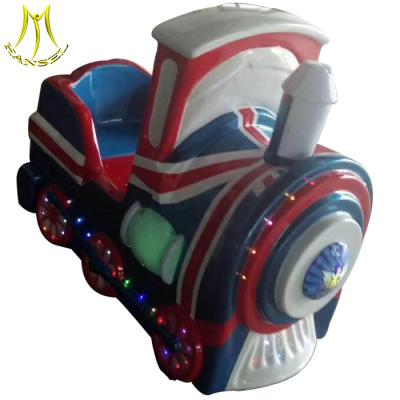 China Hansel used coin operated kiddie rides mini electric children ride on train for sale