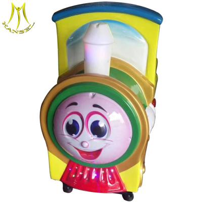 China Hansel wholesale amusement park coin operated kiddie ride on train from China for sale