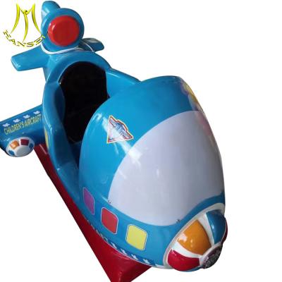 China Hansel low price india coin operated game machine kiddie ride on plane 2018 for sale