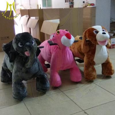 China Hansel popular outdoor arcade games kids ride on electric animal scooter for sale for sale