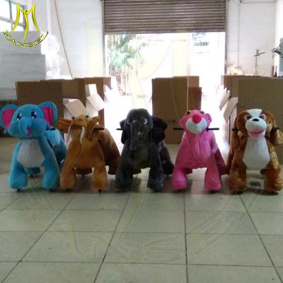 China Hansel amusement park stuffed unicorn electric scooter with battery for sale for sale