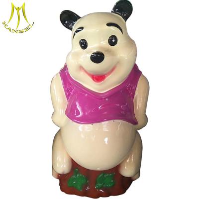 China Hansel high quality small bear rides kids indoor coin operated rides for park for sale