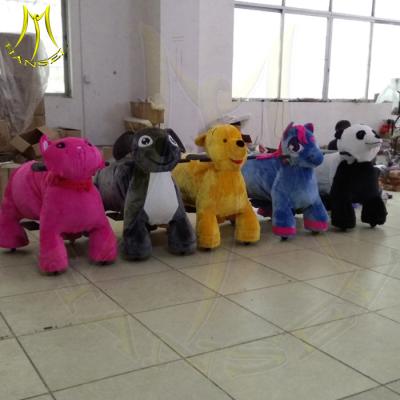 China Hansel china amusement rides electronic plush animal toy eith music for people for sale