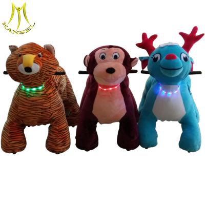 China Hansel amusement park coin operated animal electric children ride with music for sale