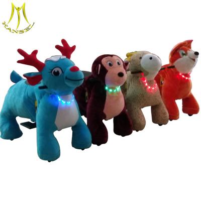 China Hansel shopping mall kids walking animal toys ride on animal from China for sale