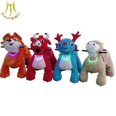 China Hansel shopping mall indoor rides electric animal scooter for amusement park for sale