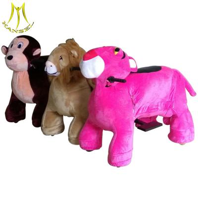 China Hansel hot selling plush amusement electrical animal toy ride for game center for sale