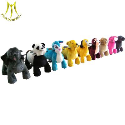 China Hansel High quality plush animal design electric kids entertainment equipment for sale