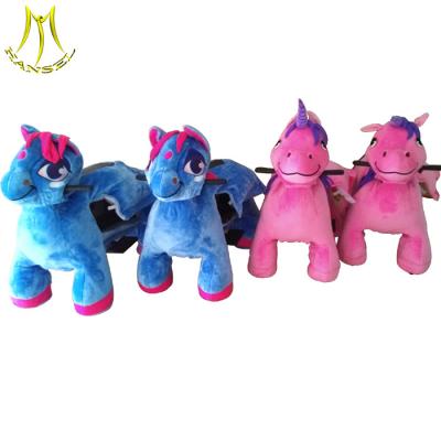 China Hansel popular entertainment equipment happy rides on animal motorized for sale for sale
