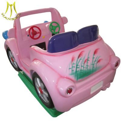 China Hansel cheap indoor game machie kiddie ride on pink car for sale for sale