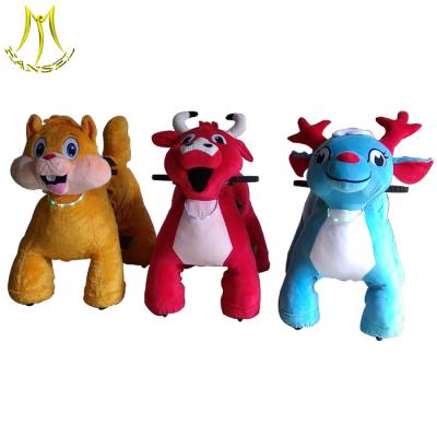 China Hansel coin operated animal joy rides bicycle frame for motorized  animal bike for sale
