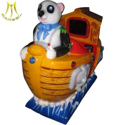 China Hansel amusement park coin operated video game panda ship swing chair for sale for sale