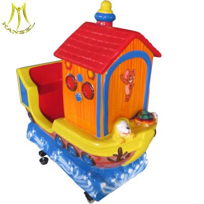 China Hansel coin operated game machine amusement rides for kids ride on ship for sale