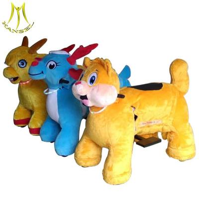 China Hansel amusement outdoor plush animal mountables riding animal toys for sale