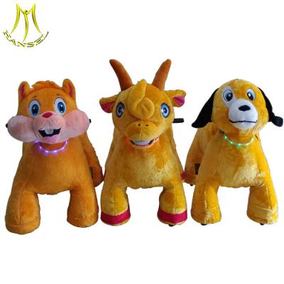 China Hansel wholesale animal scooter bull riding toys for kids game for mall for sale