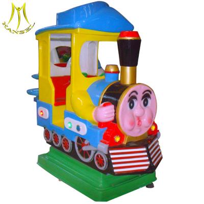 China Hansel wholesale coin operated train kiddie rides kids game machine for mall for sale