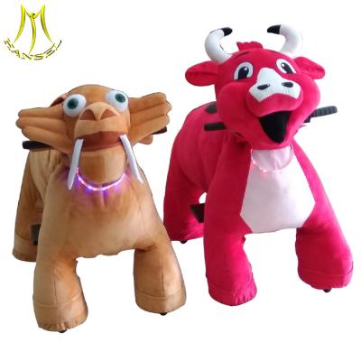 China Hansel four wheel zippy battery animal kids electric rides on animal from China for sale