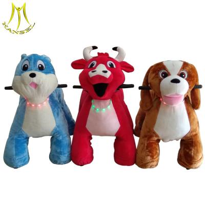 China Hansel wholesale animal game plush motorized walking ride from China for sale for sale