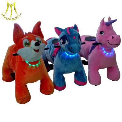 China Hansel shopping mall walking ride on animal toy animal robot rides for sale for sale