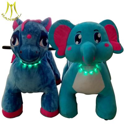China Hansel indoor electronic battery operated ride animal walking toy horses for park for sale