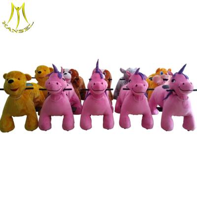 China Hansel walking animal token operated animales mountables electric for kids for sale