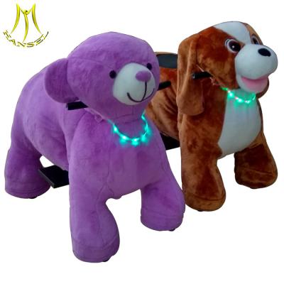 China Hansel latest design coin operated battery powered animals ride on toy for sale for sale
