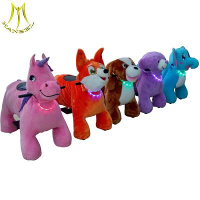 China Hansel coin operated children ride on animal toy car for park outdoor for sale