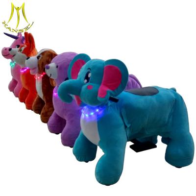 China Hansel coin operated battery powered walking animal pedal ride for sale for sale