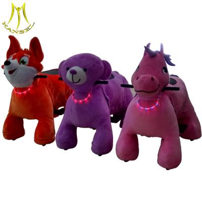 China Hansel hot selling cheap electric ride on animal toy animal robot for kids for sale